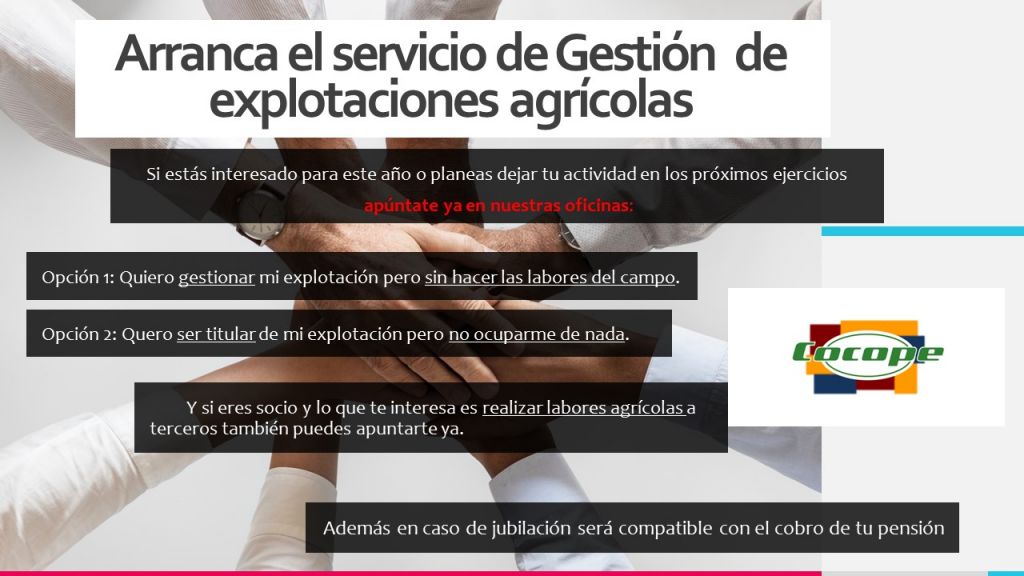 NUEVO SERVICIO DE GESTION DE EXPLOTACIONES